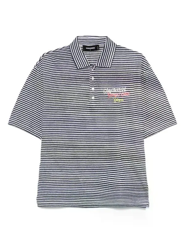 Dsquared2 Linen Polo Shirt