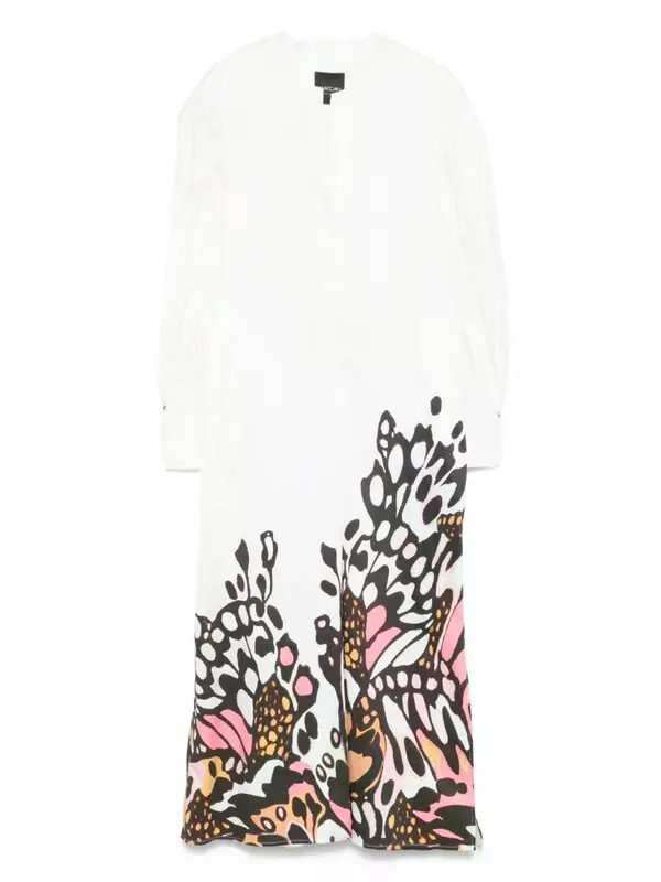 MARCCAIN Printed Maxi Dress - White