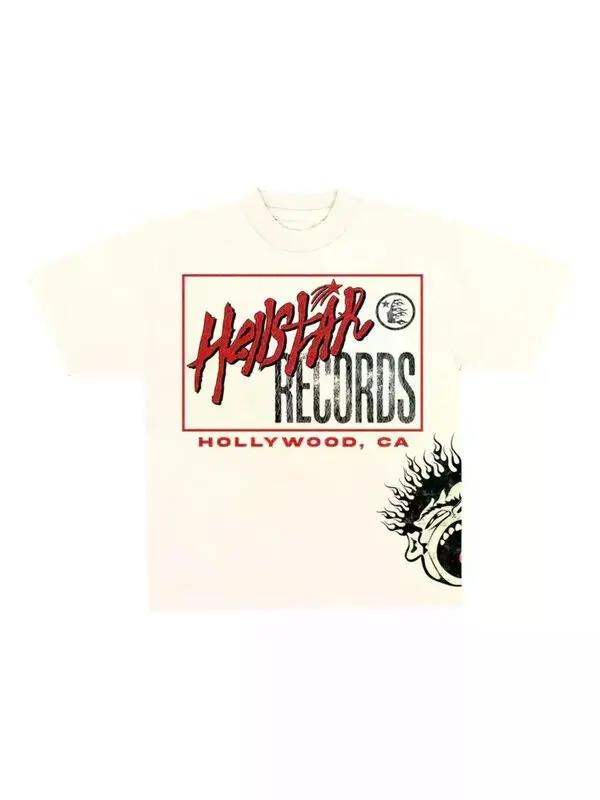 HELLSTAR Records T-shirt - Neutrals