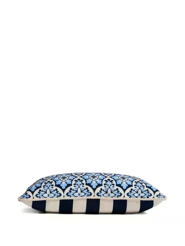 La DoubleJ Printed Cushion - Blue