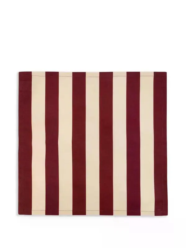 La DoubleJ Striped Napkins - Red