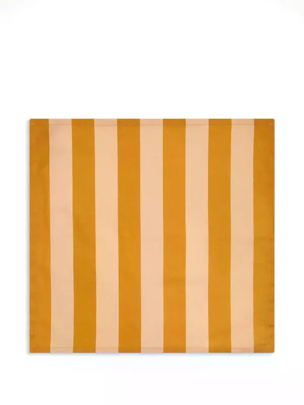 La DoubleJ Contrada-print Napkin - Orange