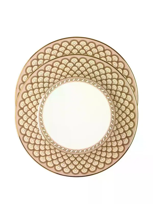 La DoubleJ Napoli-print Dessert Plate - Pink