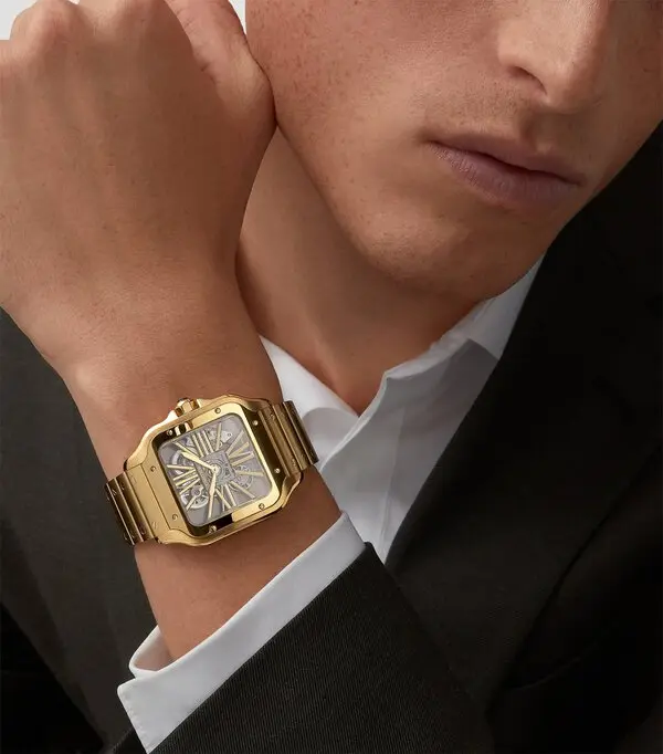 Cartier Santos De Skeleton Watch