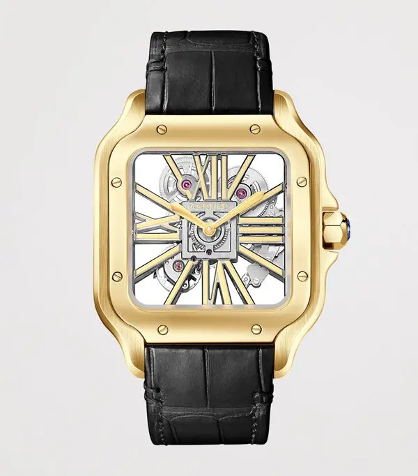 Cartier Santos De Skeleton Watch