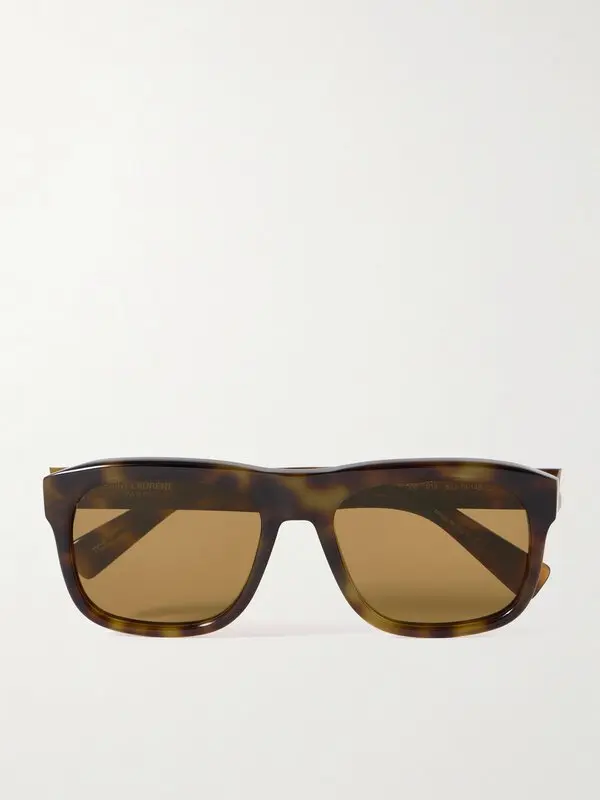 Saint Laurent Square-frame Sunglasses - Brown