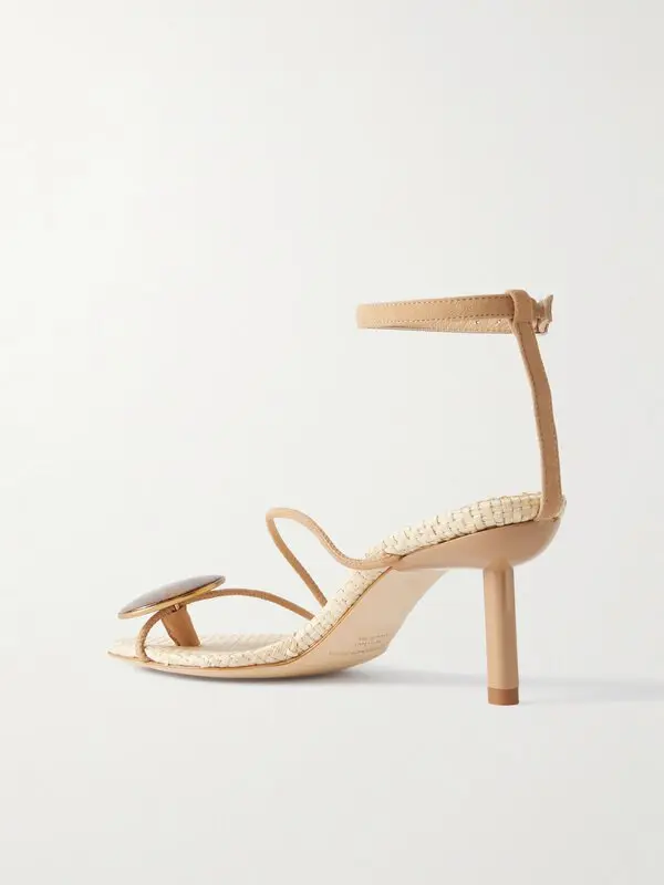 Christopher Esber Doma Stone-embellished Suede Sandals