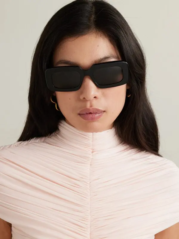 Celine Triomphe Oversized Sunglasses - Black
