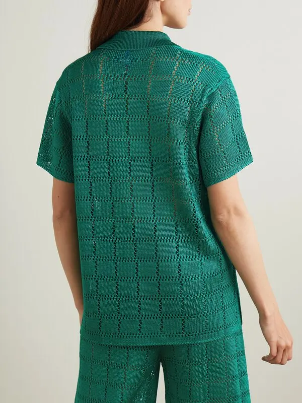 Calle Del Mar Crocheted Shirt