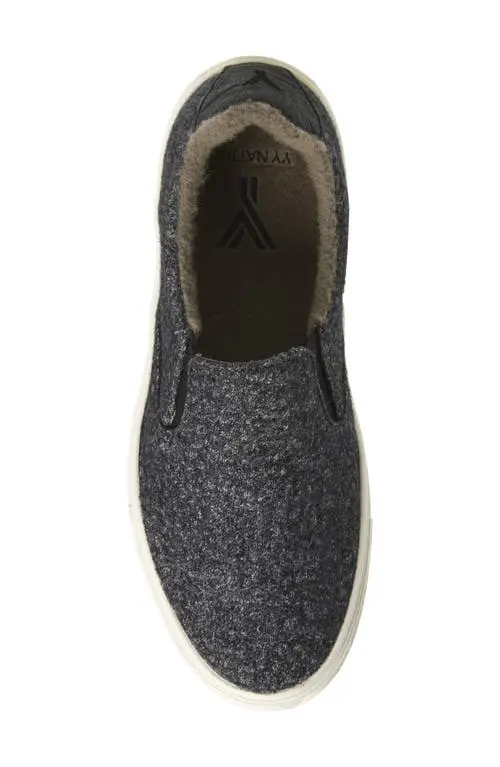 YY NATION Nimbo Wool Blend Loafer - Charcoal / White