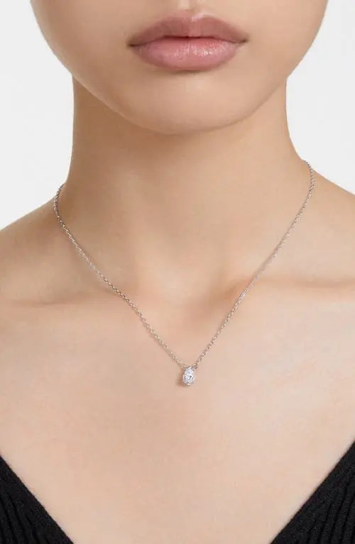 SWAROVSKI Stilla Pear Crystal Pendant Necklace