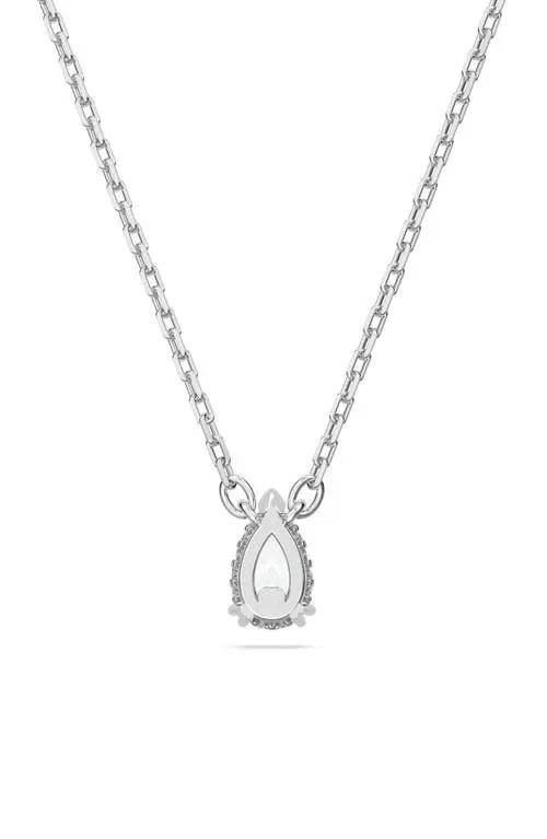SWAROVSKI Stilla Pear Crystal Pendant Necklace