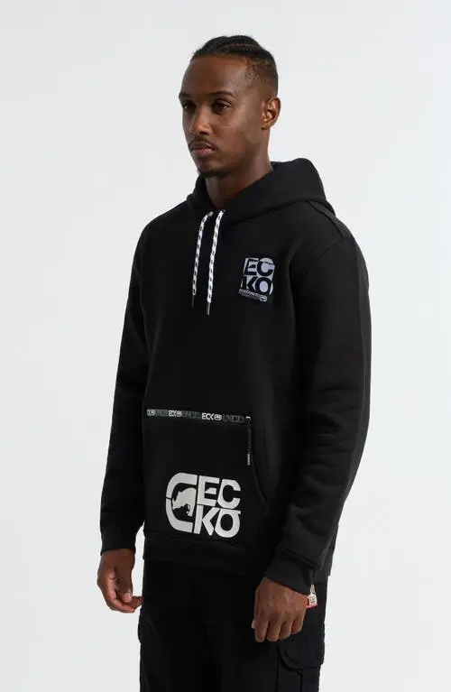 ECKO UNLTD. Easygoing Printed Hoodie - Black
