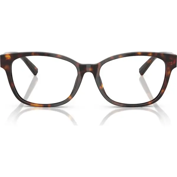 Tiffany & Co. 55mm Pillow Eyeglasses - Havana / Demo Lens