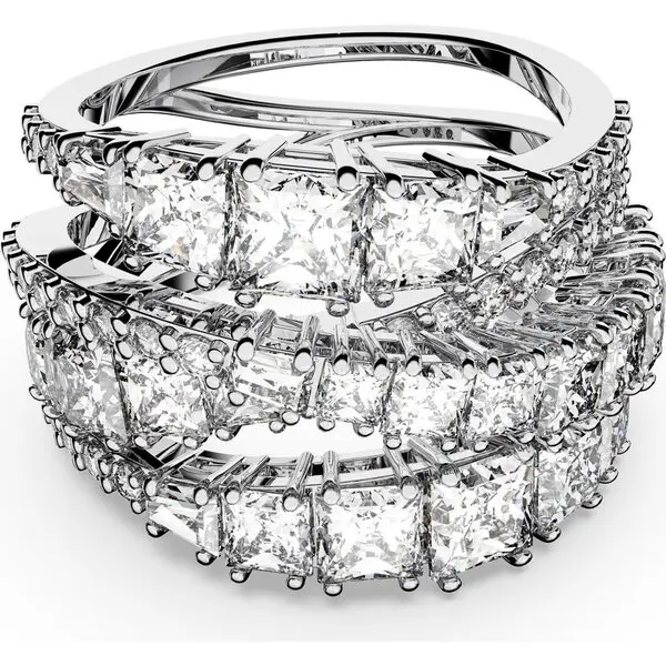 SWAROVSKI Hyperbola Wrap Ring - White