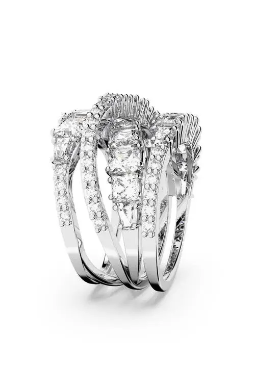 SWAROVSKI Hyperbola Wrap Ring - White