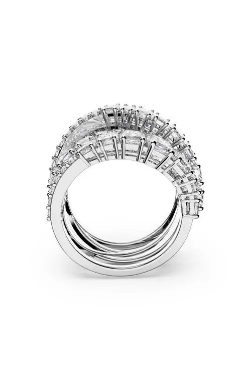 SWAROVSKI Hyperbola Wrap Ring - White
