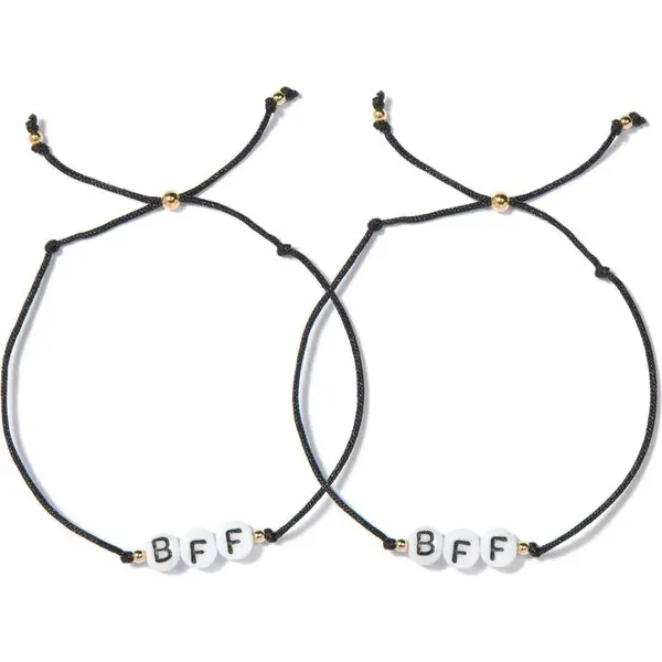 VENESSA ARIZAGA Bff Bracelet Set - Black