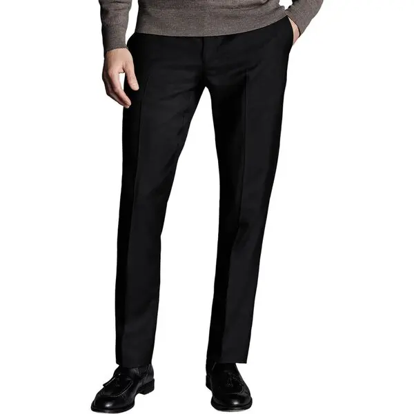 CHARLES TYRWHITT Slim Fit Natural Stretch Twill Suit Pants