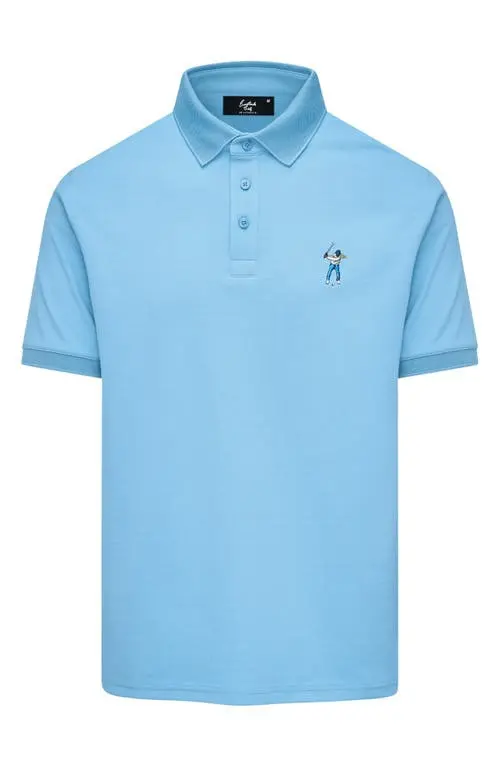 EASTSIDE GOLF Core Embroidered Piqué Polo - Polaris Blue
