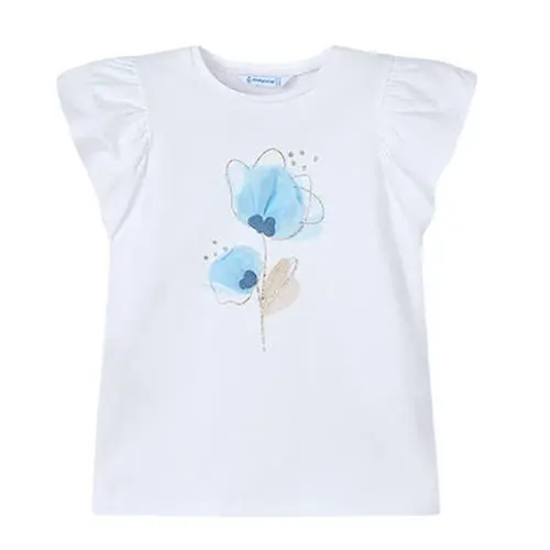 MAYORAL Floral T-shirt - Ivory