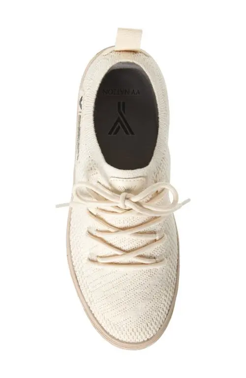 YY NATION Cirrus Hemp & Wool Low-top Sneakers - Off White / Natural