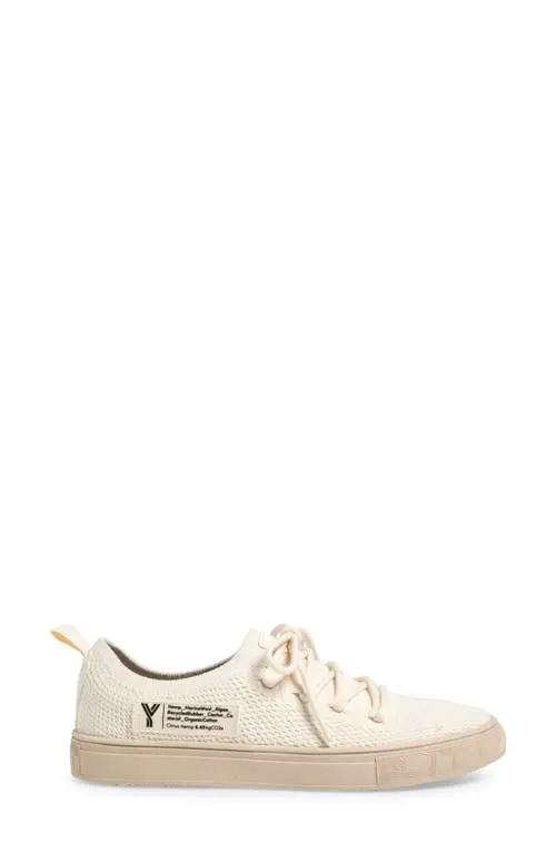 YY NATION Cirrus Hemp & Wool Low-top Sneakers - Off White / Natural