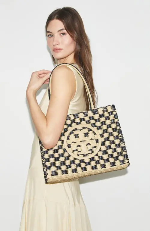 Tory Burch Ella Crocheted Raffia Tote
