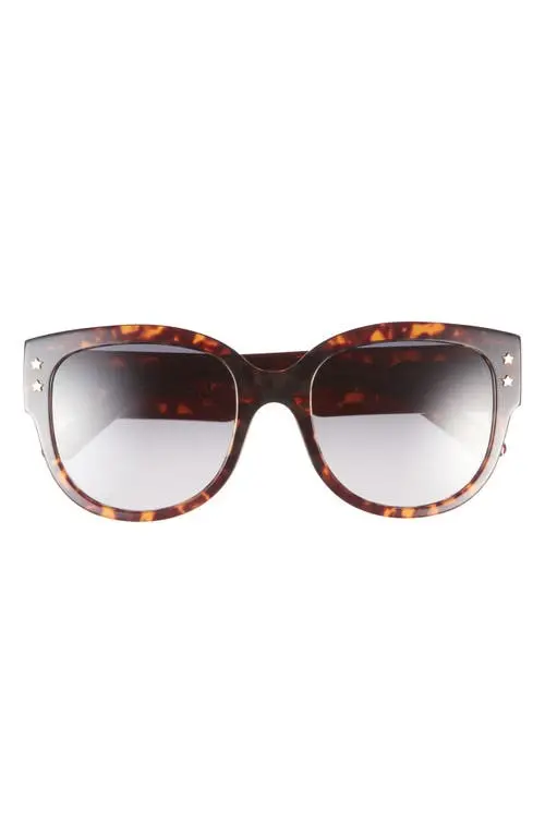 Dior Pacific B2i 54mm Gradient Butterfly Sunglasses - Havana/gradient Smoke