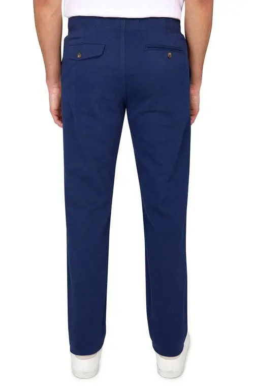CON.STRUCT Slim-fit Drawstring Trousers - Navy