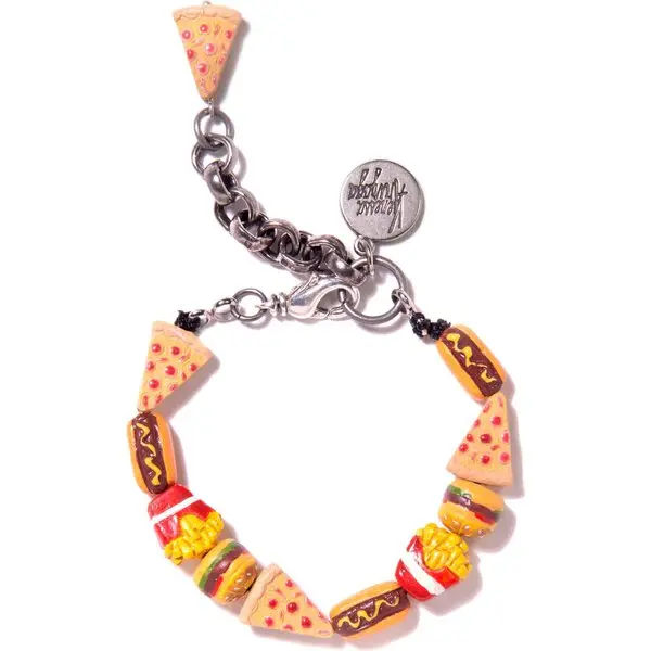 VENESSA ARIZAGA Junk Food Charm Bracelet - Multi