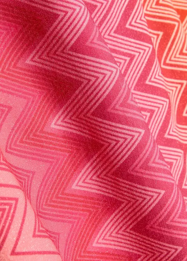 Missoni Zigzag-printed Lamé Mini Skirt