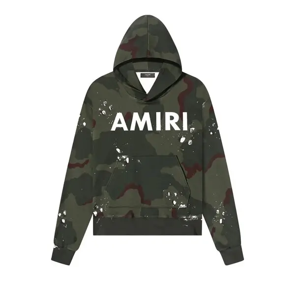Amiri Army Logo Hooded Sweatshirt