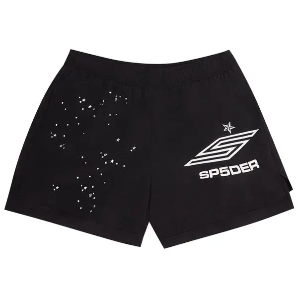 SP5DER Pro Double Layer Short - Black