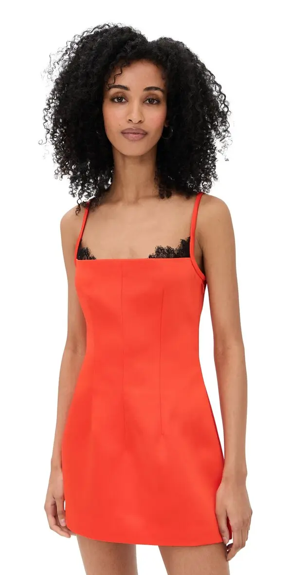 knee length dresses for ladies Sir The Label - Poppy Contoured Mini Dress