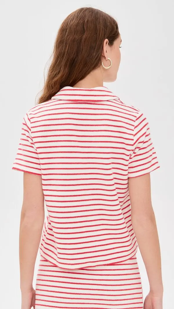 Rails Naveli Striped Polo Tee