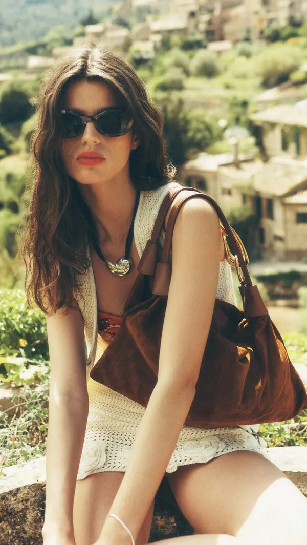 Zimmermann Trampoline Small Hobo Bag