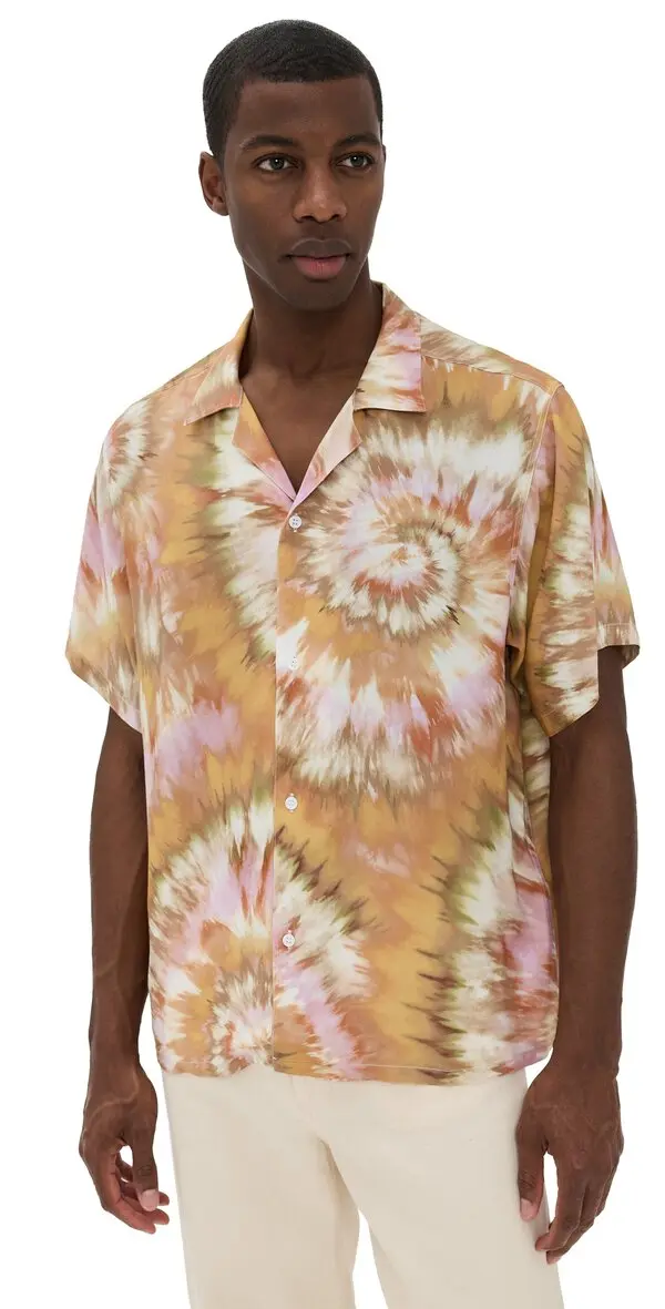 BATHER Calypso Swirl Camp Shirt