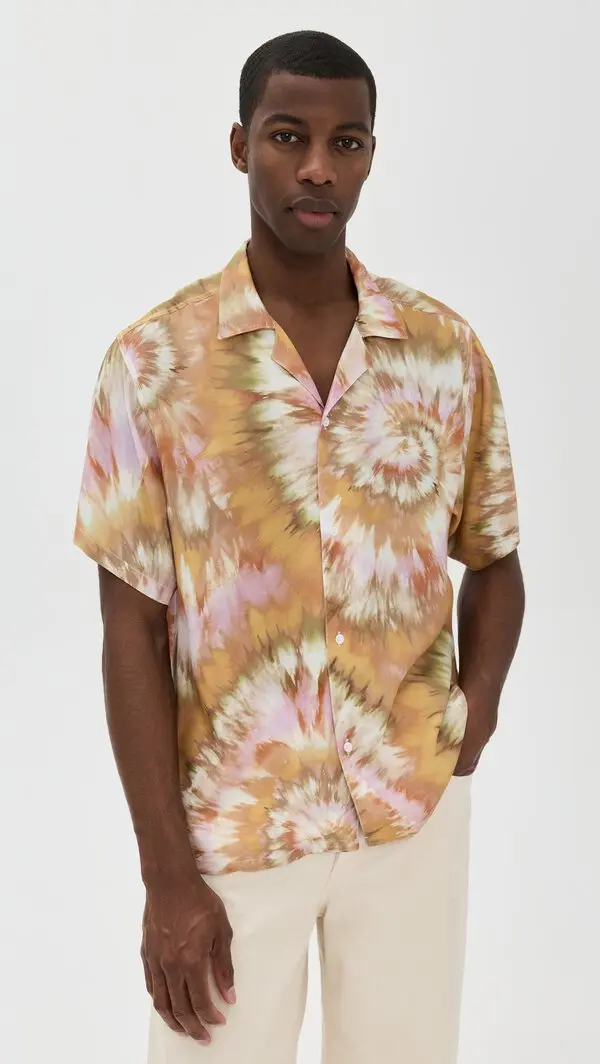 BATHER Calypso Swirl Camp Shirt