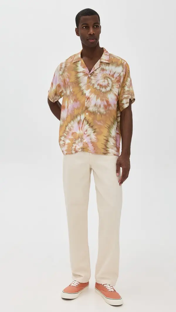 BATHER Calypso Swirl Camp Shirt