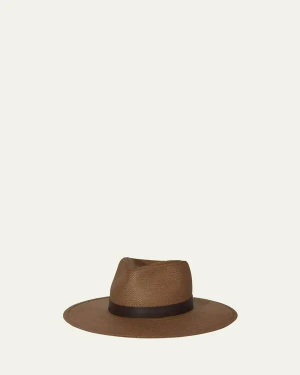 Janessa Leoné Zoe Packable Fedora - Brown
