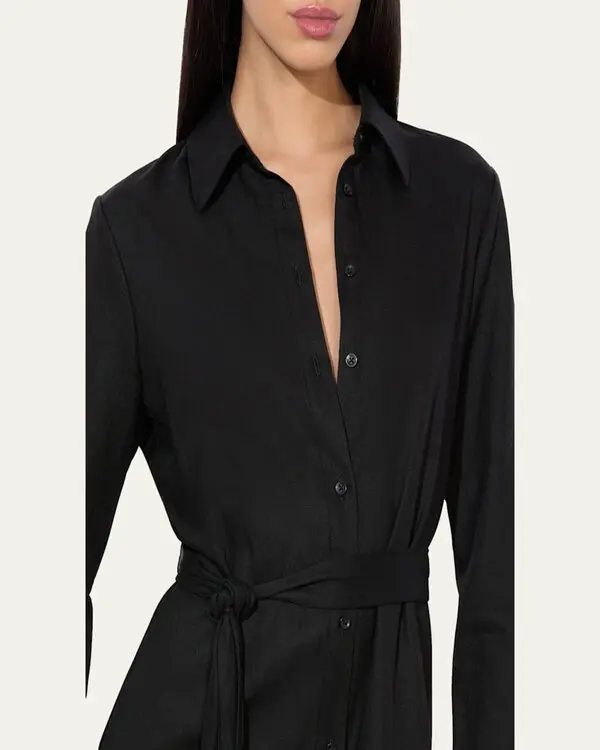 Alice + Olivia Chassidy Maxi Shirt Dress