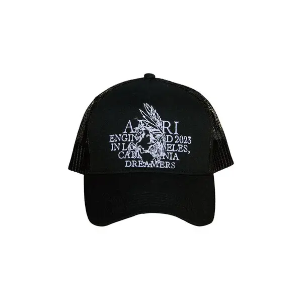 Amiri Pegasus Trucker Hat - Black