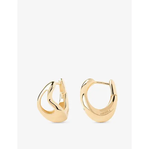PDPAOLA Tempo Hoop Earrings - Gold