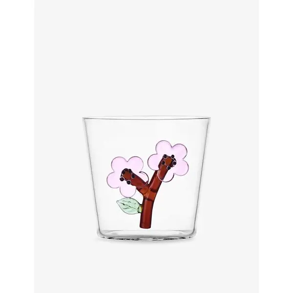 ICHENDORF MILANO Botanica Peach Blossom Glass Tumbler 8cm - Multicolor