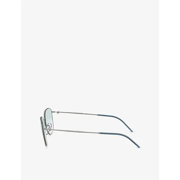 Giorgio Armani Ar6168 Pillow Frame Sunglasses - Grey