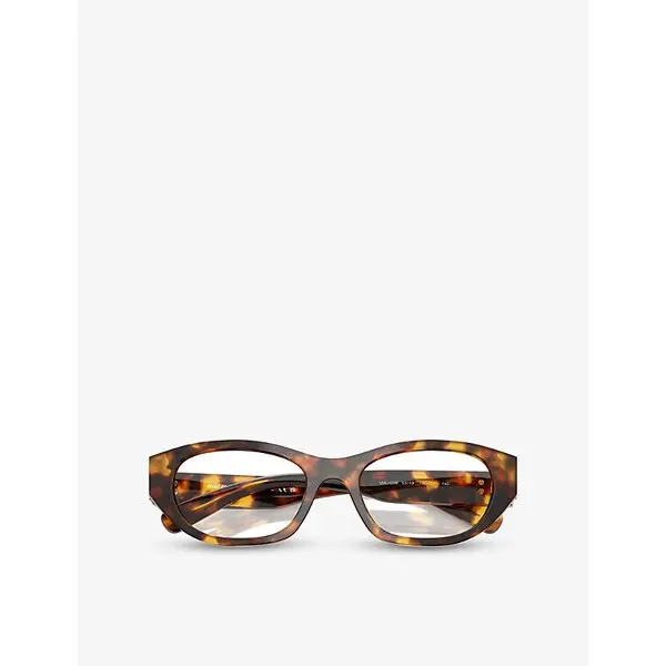 Miu Miu Rectangular Eyeglasses - Brown