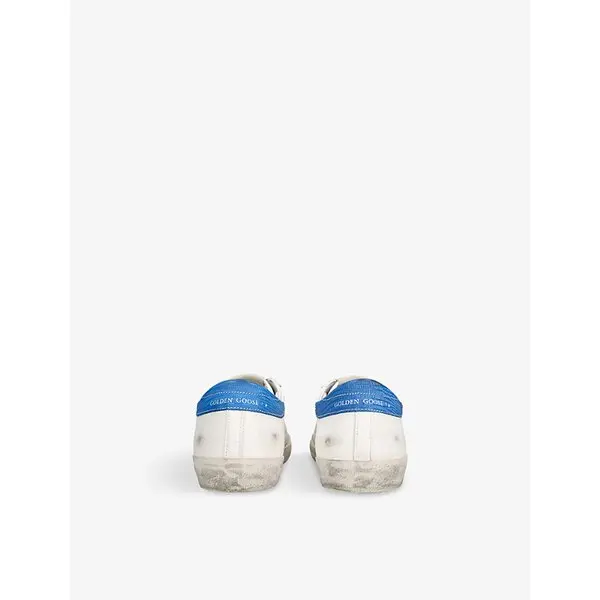 GOLDEN GOOSE Superstar Bio Leather Low-top Sneakers - White/red