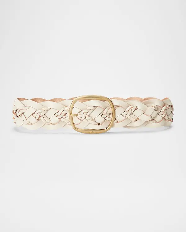 Ralph Lauren braided ivory belt s7-1467778_lifestyle?$rl_4x5_zoom$ main image 3