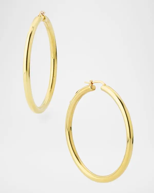 Roberto Coin 18k Gold Hoop Earrings - Yellow Gold